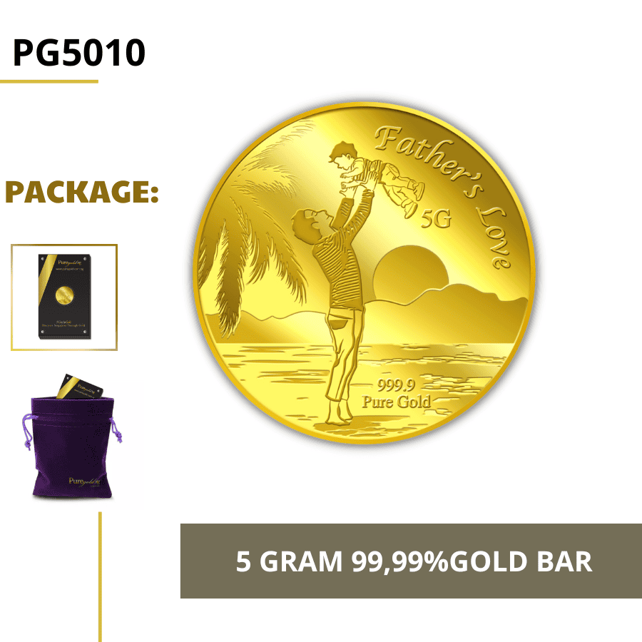 Puregold 5g Father’s Love gold coin 99.99 | Puregold.sg Thailand